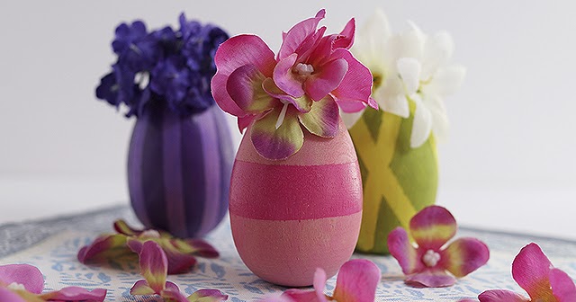 Flower easter eggs - Journey into Creativity