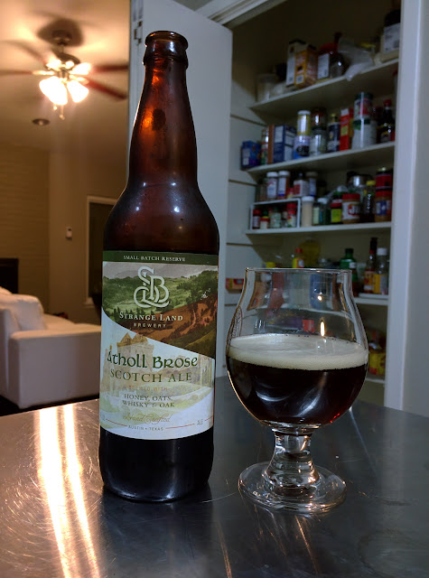My Beer This Week: Strange Land Brewery Atholl Brose Scotch Ale