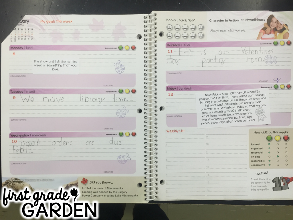 First Grade Garden: Daily Schedule - Morning Routine and Pack & Stack