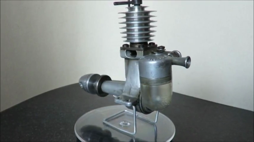 Vintage Model Airplane Engines Running: 1946 Italian MOVO D-2 Diesel