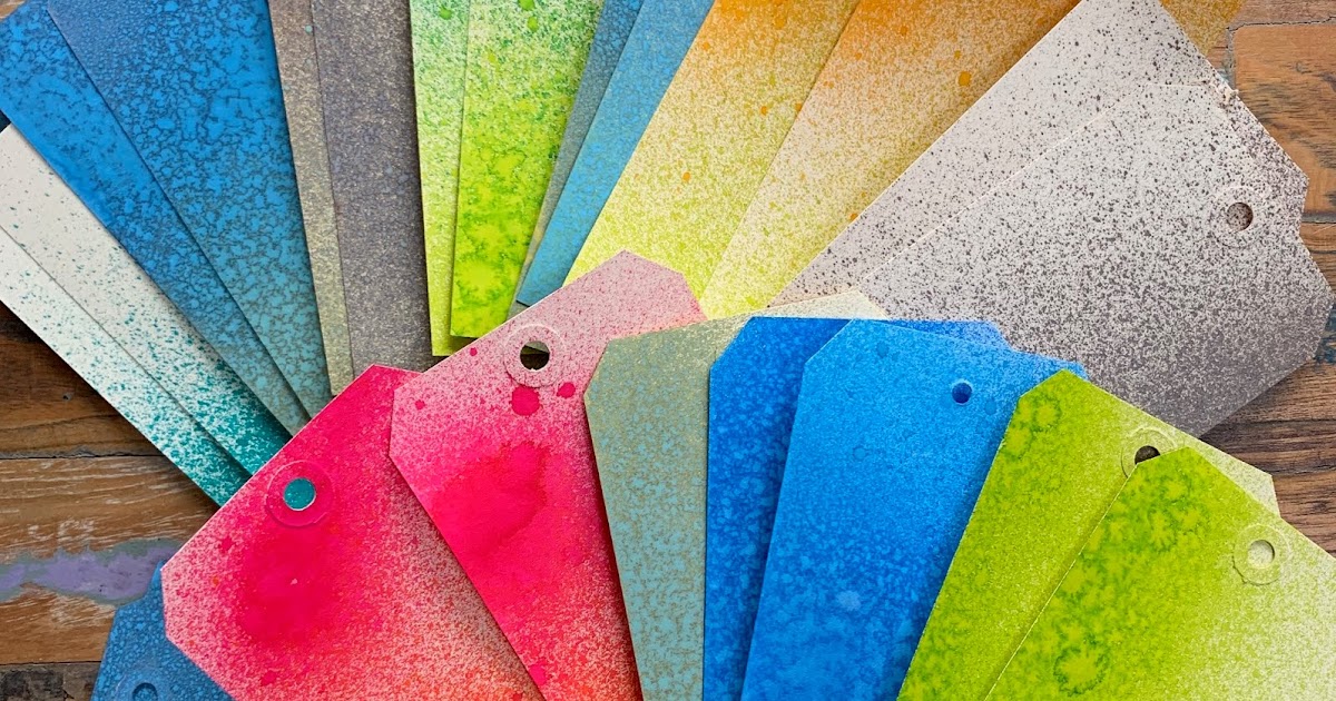 A Crafting Niche: Creating Tag Backgrounds