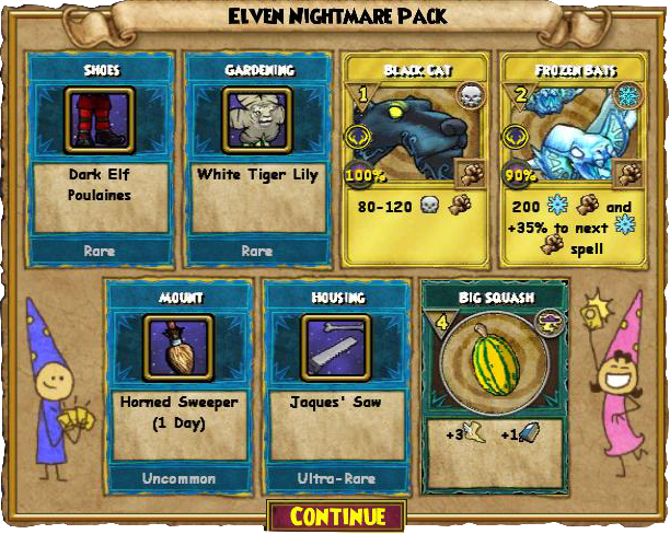 Wizard101 Elven Nightmare Pack Review - Swordroll's Blog | Wizard101 ...