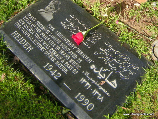 Los Angeles Morgue Files: Persian Singer Heideh aka Hayedeh 1990 ...