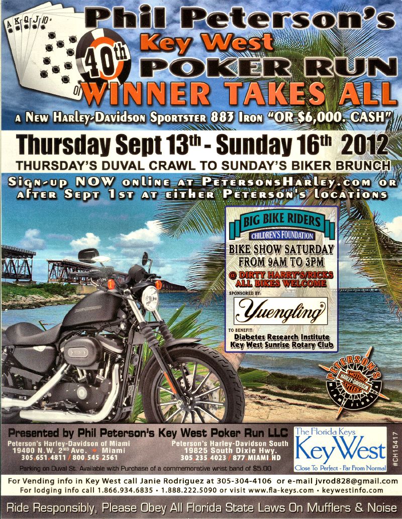 Bahama Bob's Rumstyles: Bike Week Kicks-off Tomorrow in Key West
