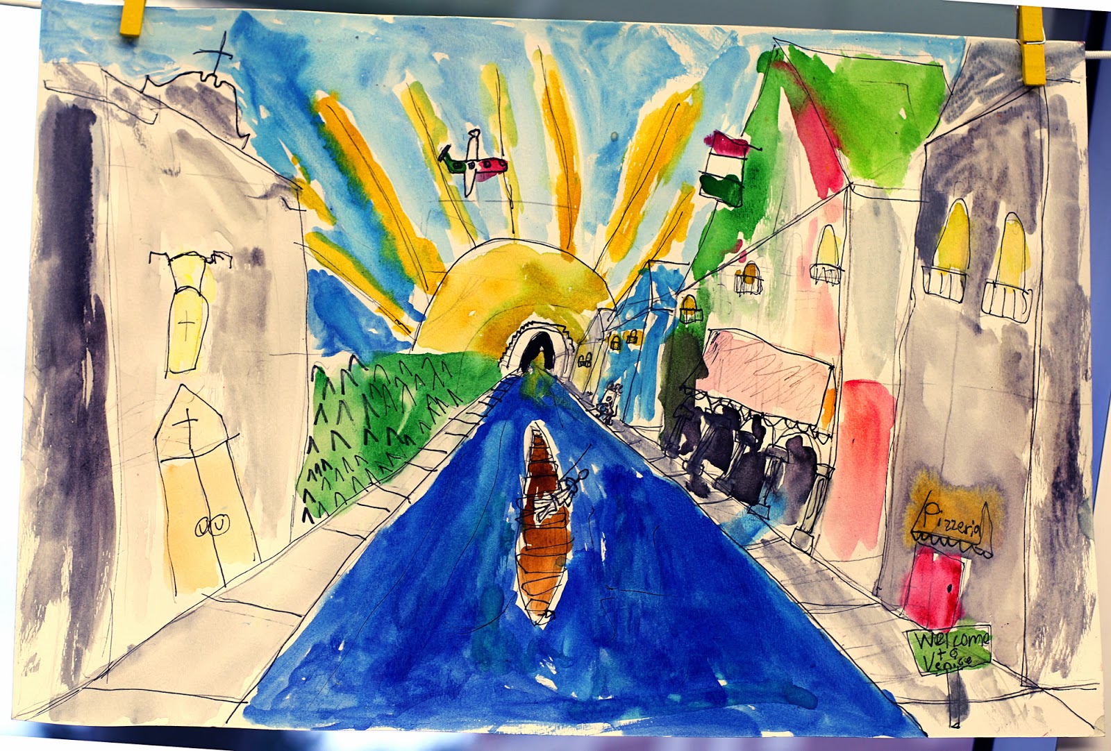 smART Class: Italy One Point Perspective