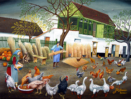 Jan Bačur | Serbian Naive Art info