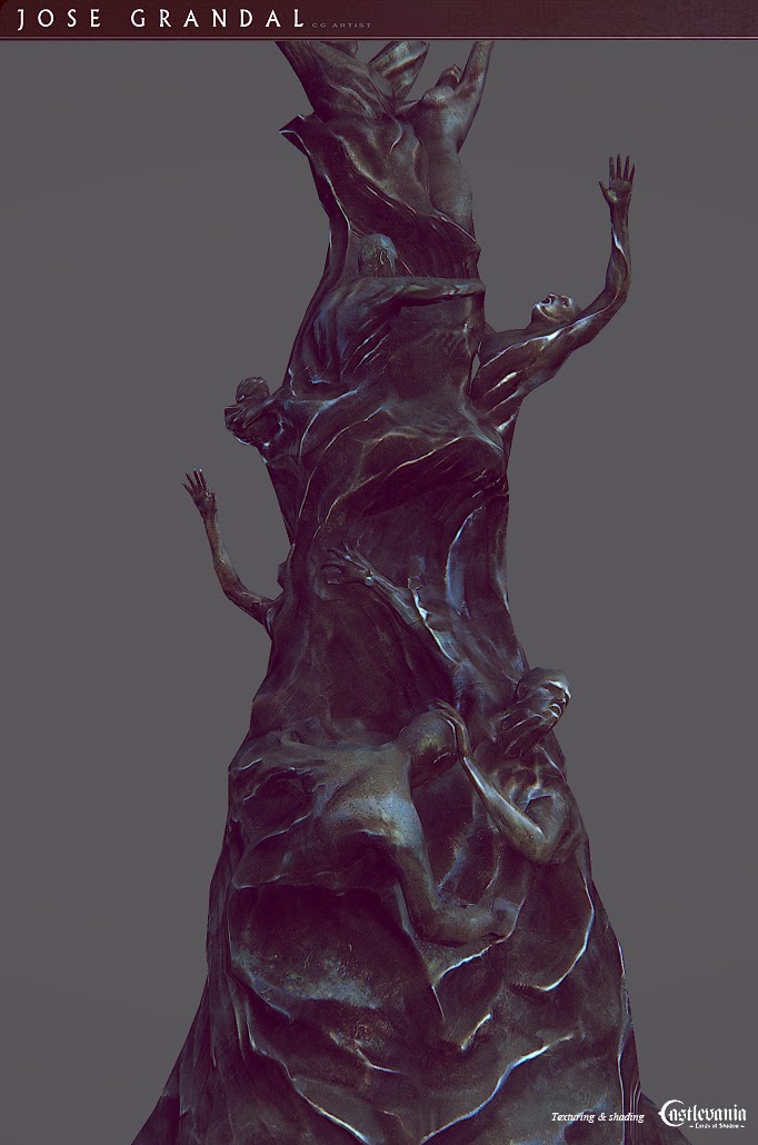 Jose Grandal Portfolio: Castlevania: Lords of shadow 2. Death statue