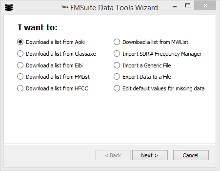 Frequency Manager Suite: Data Tools Wizard User's Guide