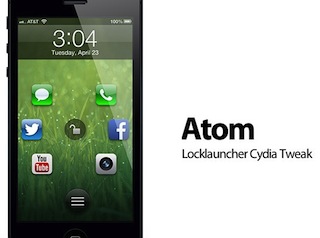 Atom – hiệu ứng khóa màn hình cực ấn tượng đã có trên Cydia... | Viết ...