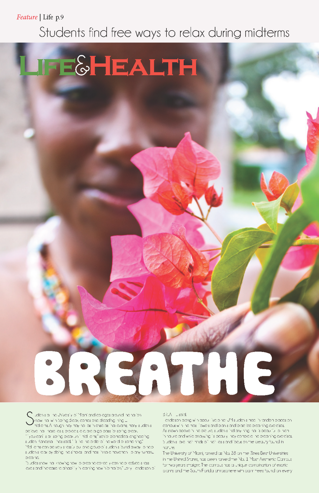 imagemaking: Newspaper Feature Design