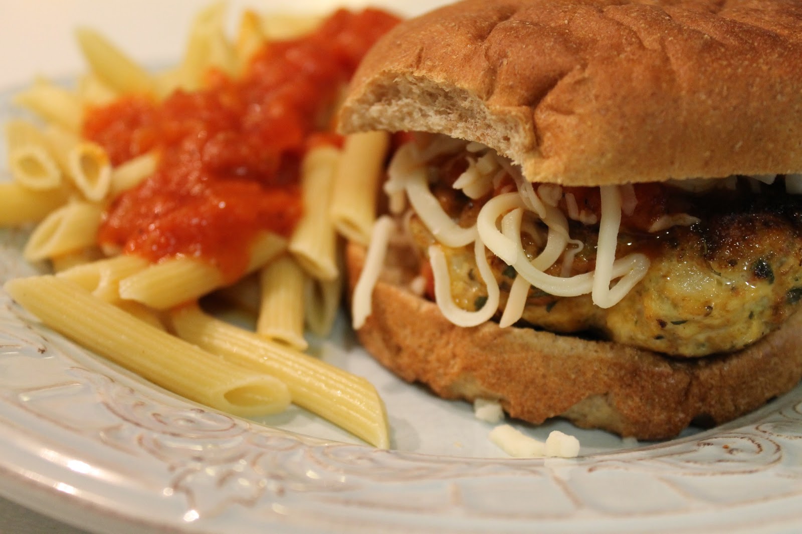 PinsterSisters: Chicken Parmesan Burgers