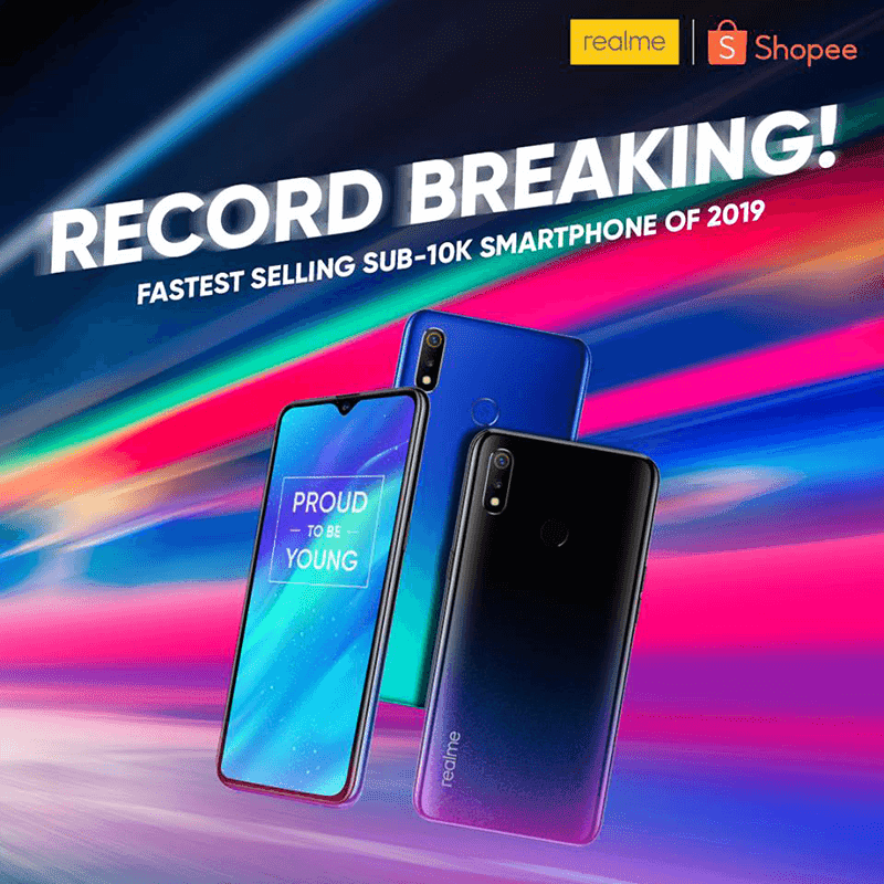 Realme 3 now the fastest selling smartphone at Shopee