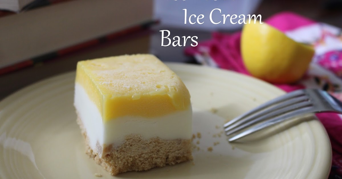 Alissamay's: Lemon Ice Cream Bars