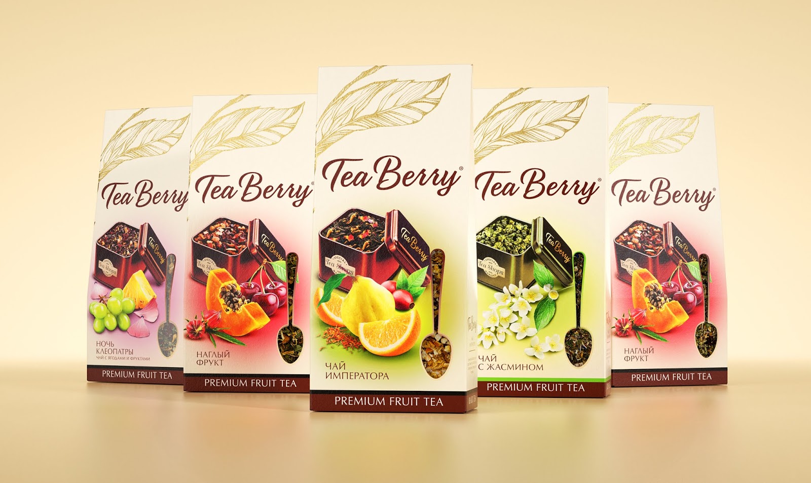 Teaberry — collection of fruit and herbal teas – Packaging Of The World
