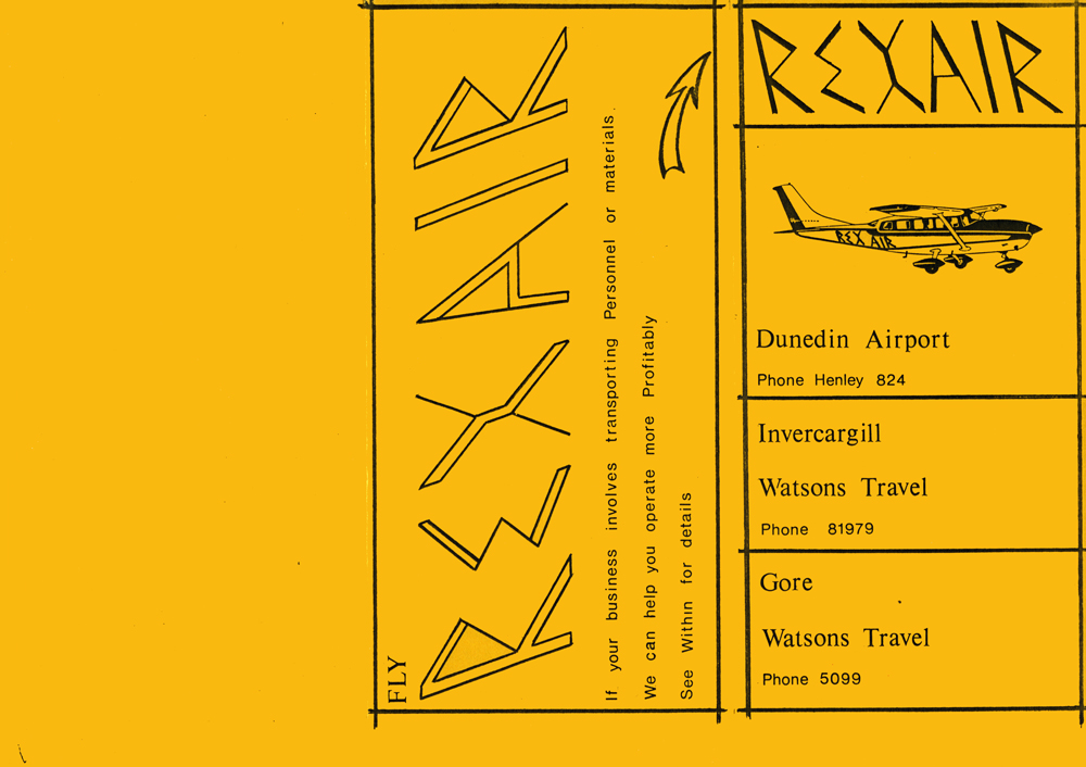 3rd Level New Zealand: Last Flight to Gore - Rexair