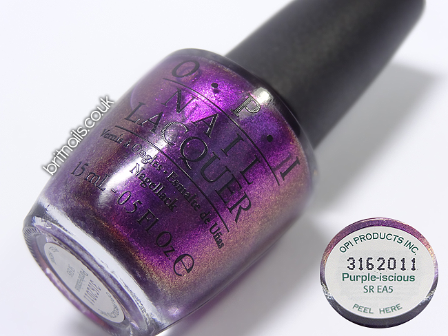 OPI Purple-iscious - Special Edition Polish Swatches | Brit Nails