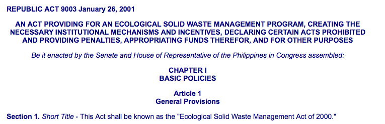 Philippinefails: R.A. 9003