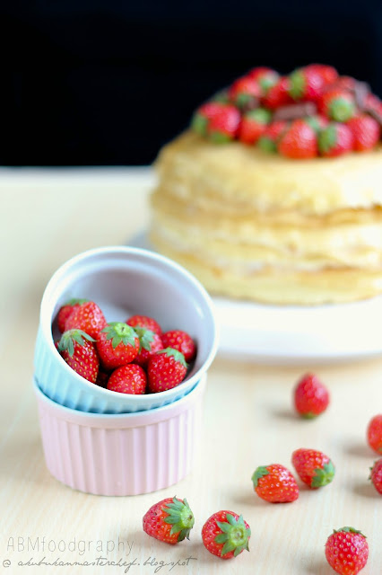 Resepi 254 : Millie Crepe with Vanilla Cream Custard - Kek Lempeng ...