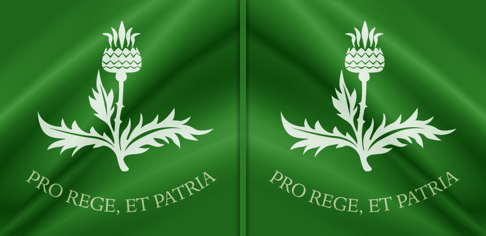 The Inevitable Spark: ECW Flag: Scottish Royalist Thistle