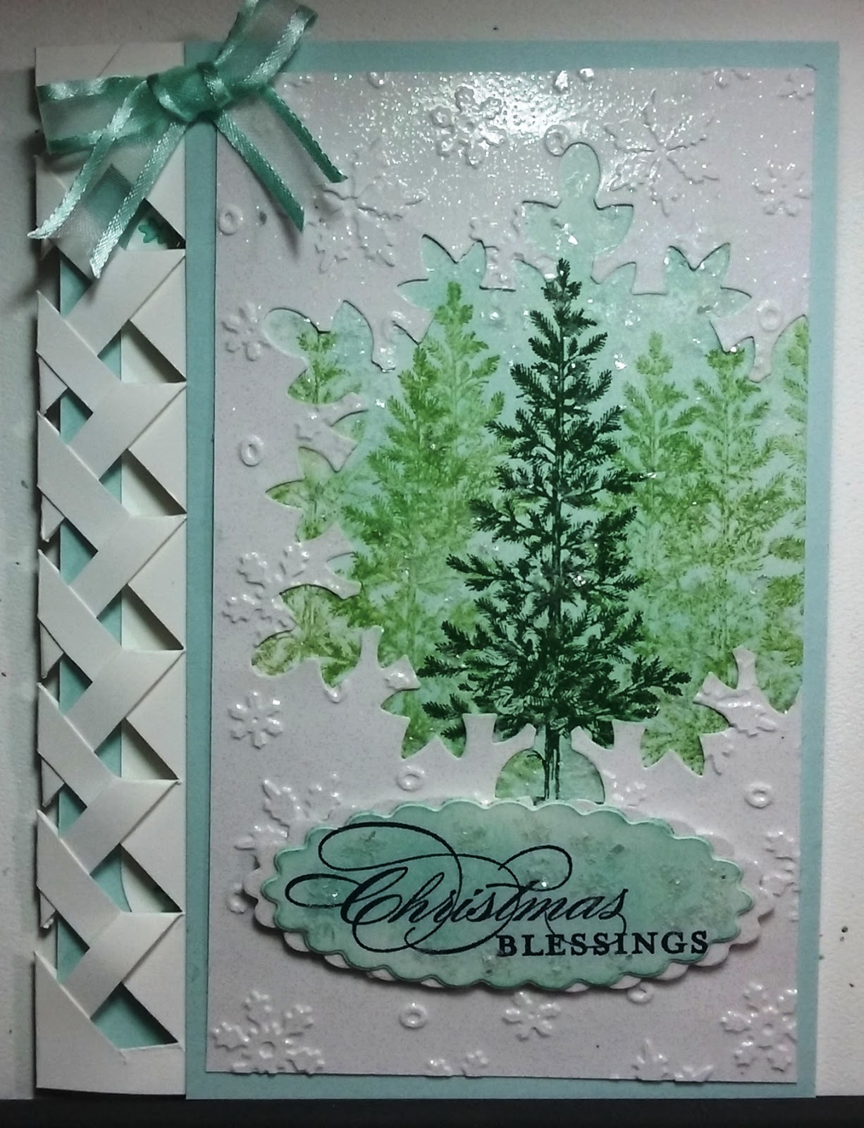 Chatterbox Creations: Christmas Shoebox Fun - Braided-Edge Technique!!