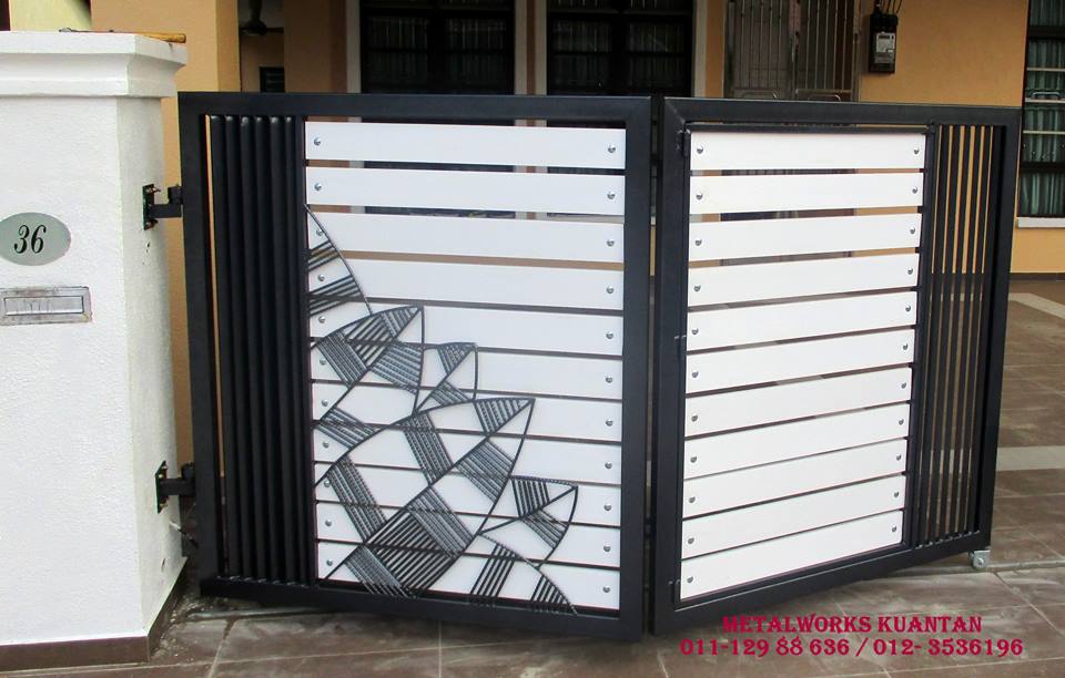METAL WORKS KUANTAN: PINTU PAGAR ALUMINIUM