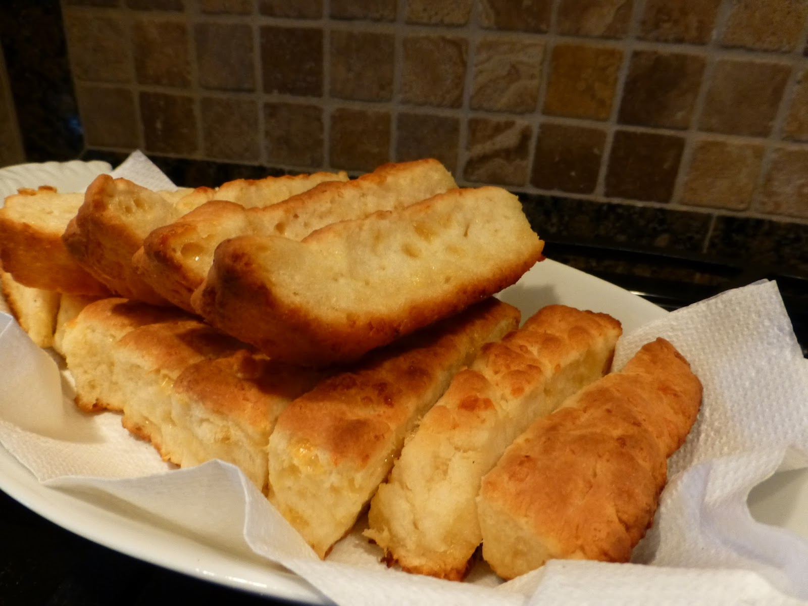Thyme In Grammy's Kitchen: Cheesy Buttery Biscuit Sticks