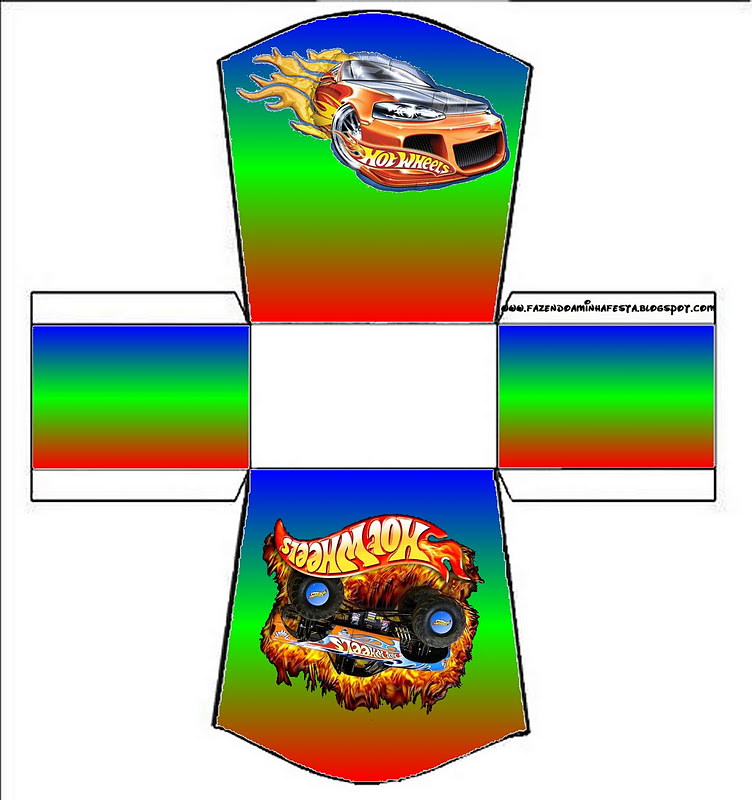 Hot Wheels Party: Free Printable Boxes. - Oh My Fiesta! in english