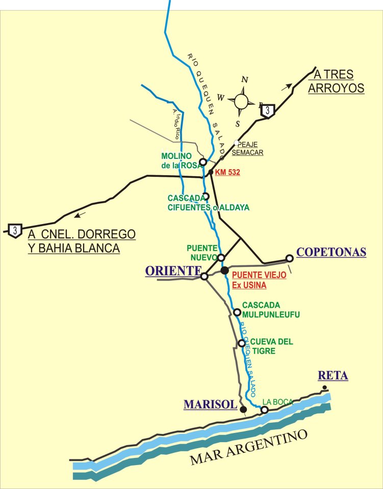 Copetonas , pueblo abierto: Seguimos disfrutando del Quequén Salado.