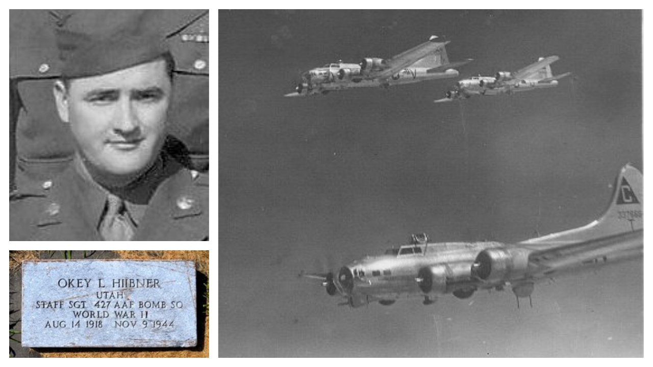 WW2 Fallen 100: WW2 Fallen - B-17 top turret gunner Okey Hiibner