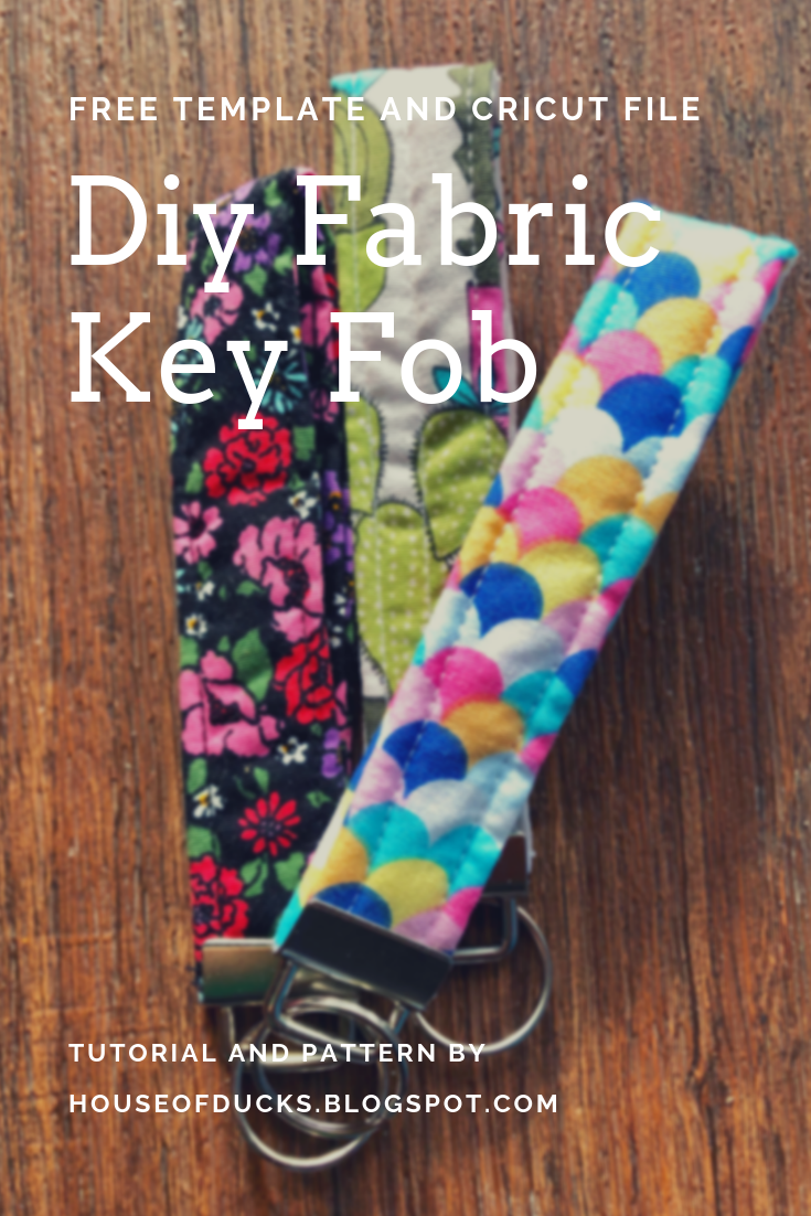 House of Ducks: DIY Key Fob with Free Template