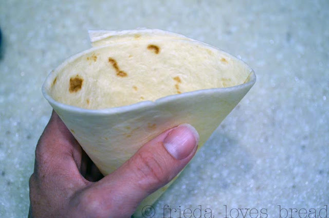 Frieda Loves Bread: Salad Tortilla Cones!