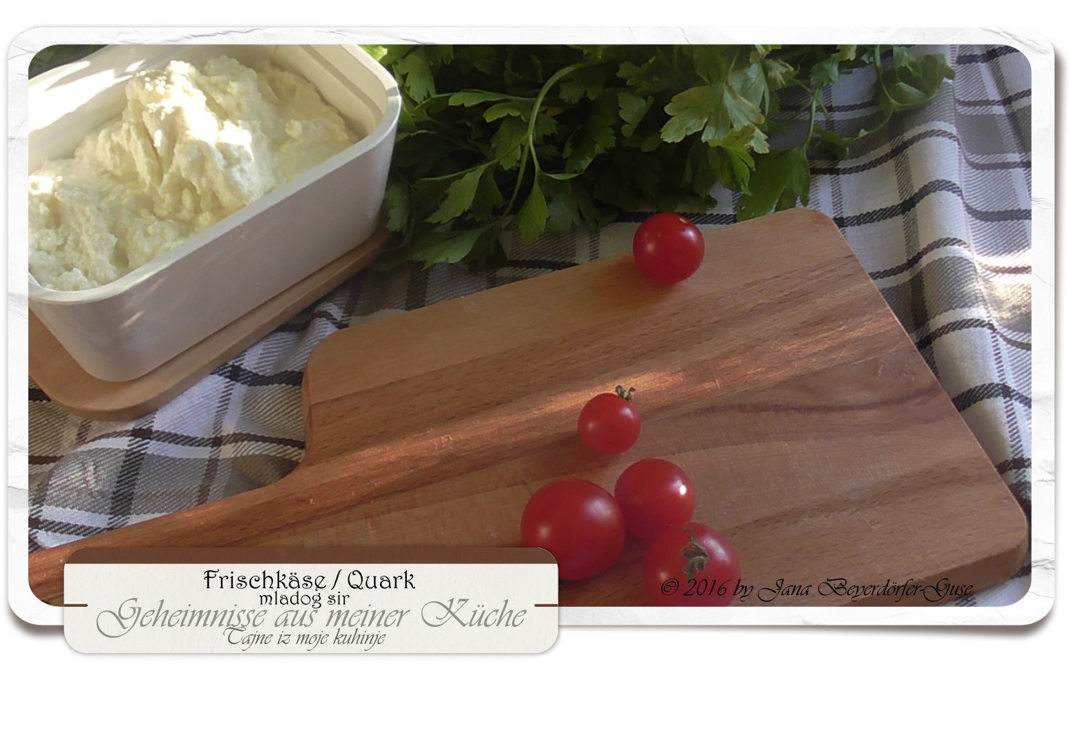 Janas Steinzeit: (Video) Frischkäse / Quark * Mladog sir