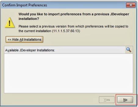 Not able to save the projects into the JWS file(Application) in JDeveloper