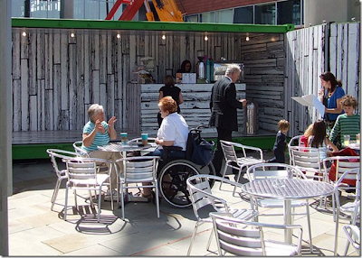 Shipping Container Homes: Mr Box Container Café, Milton Keynes, U.K.