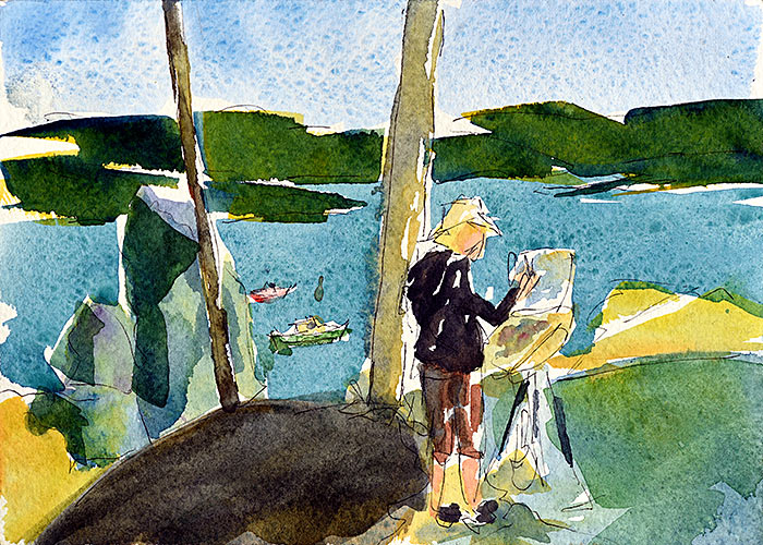 The Art of Bruce: Painting the See