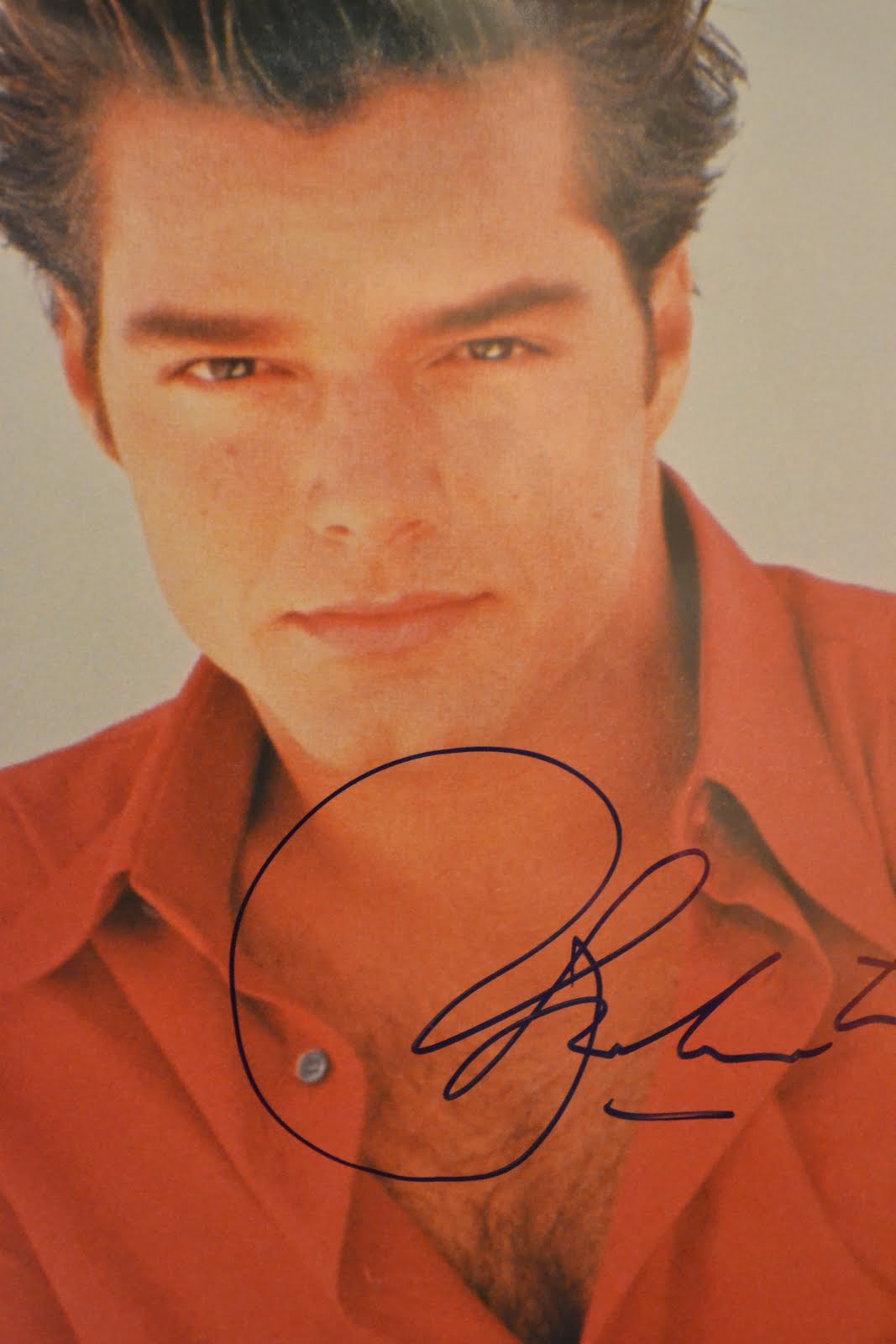 The Autograph Cat: Ricky Martin Signed Photograph