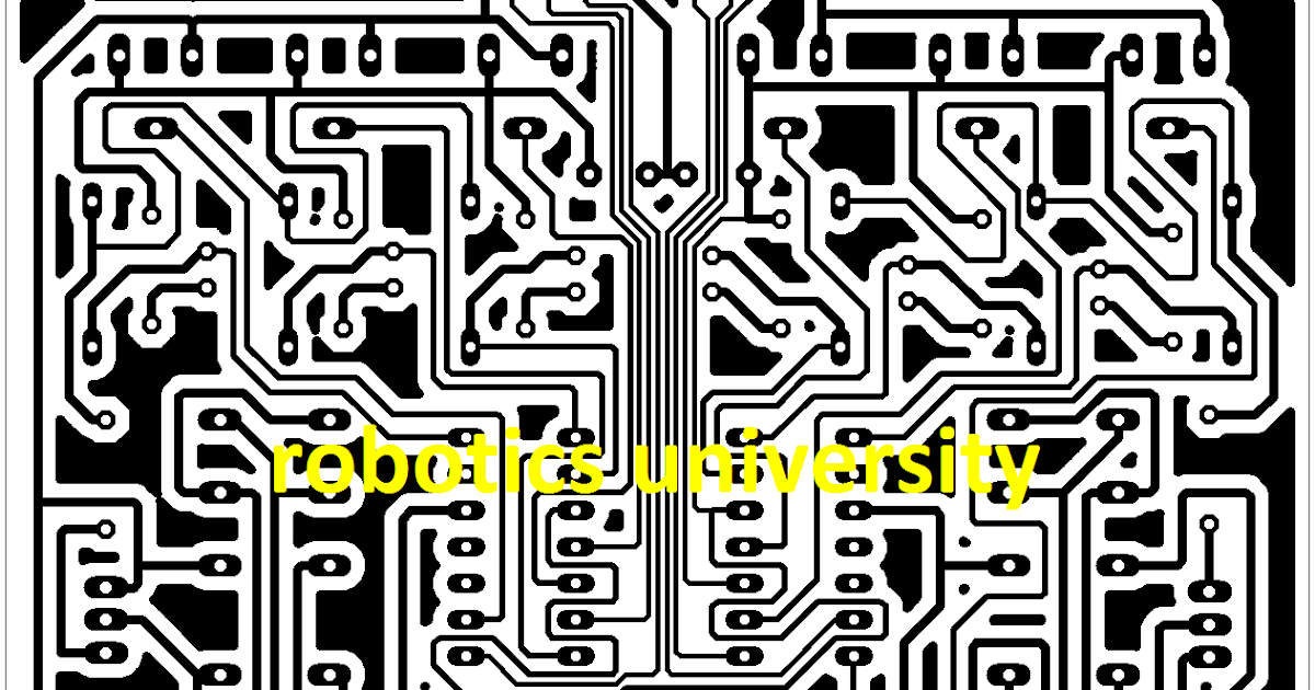 Layout PCB Pengendali Robot2 | Robotics University