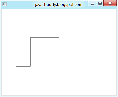 Java-Buddy: Draw line along Path