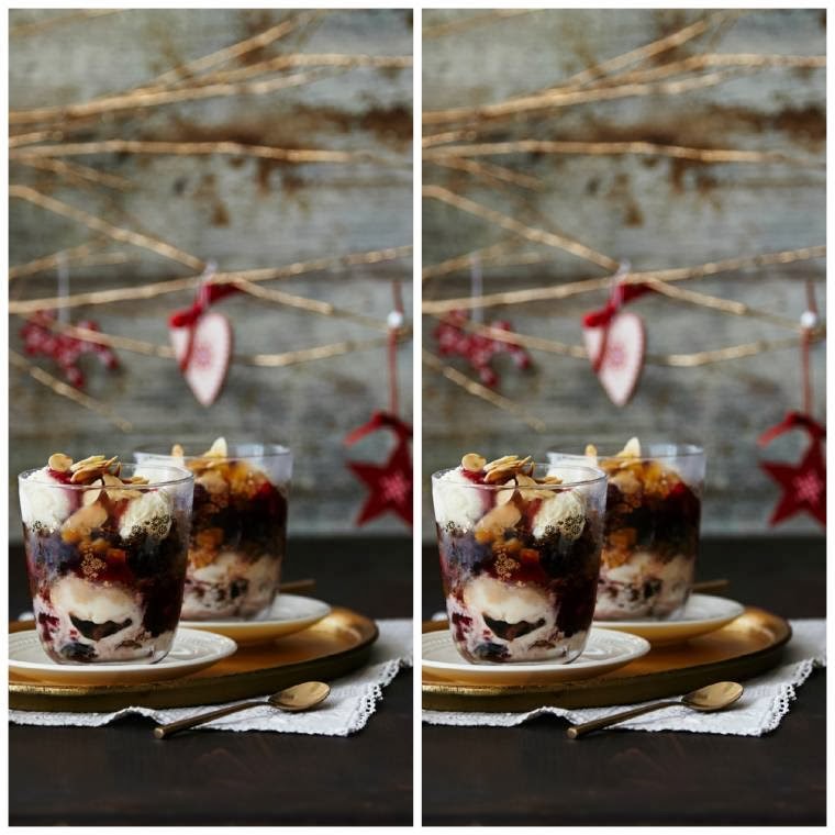 Christmas Pudding Sundae: Great For Leftover Pudding - Claire Justine Oxox