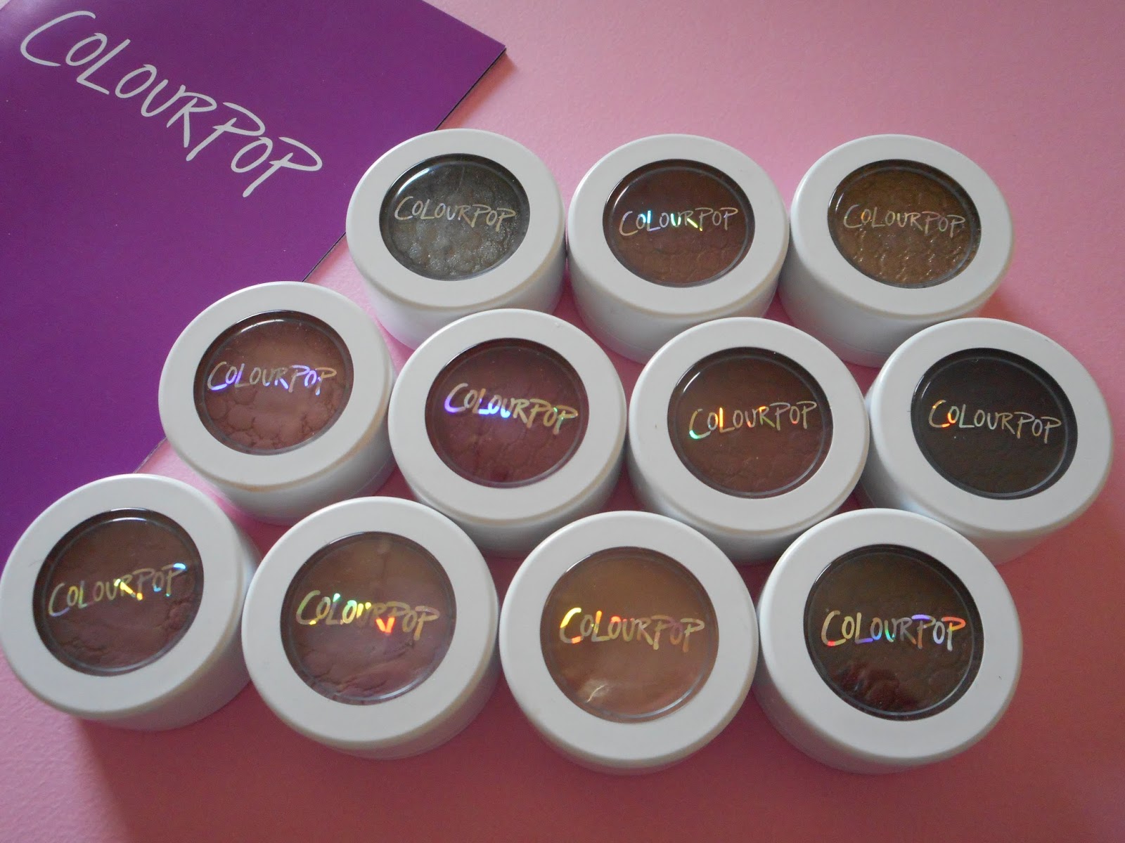 Fabulous And Glowing: Colourpop Super Shock Shadows - Swatches and Review