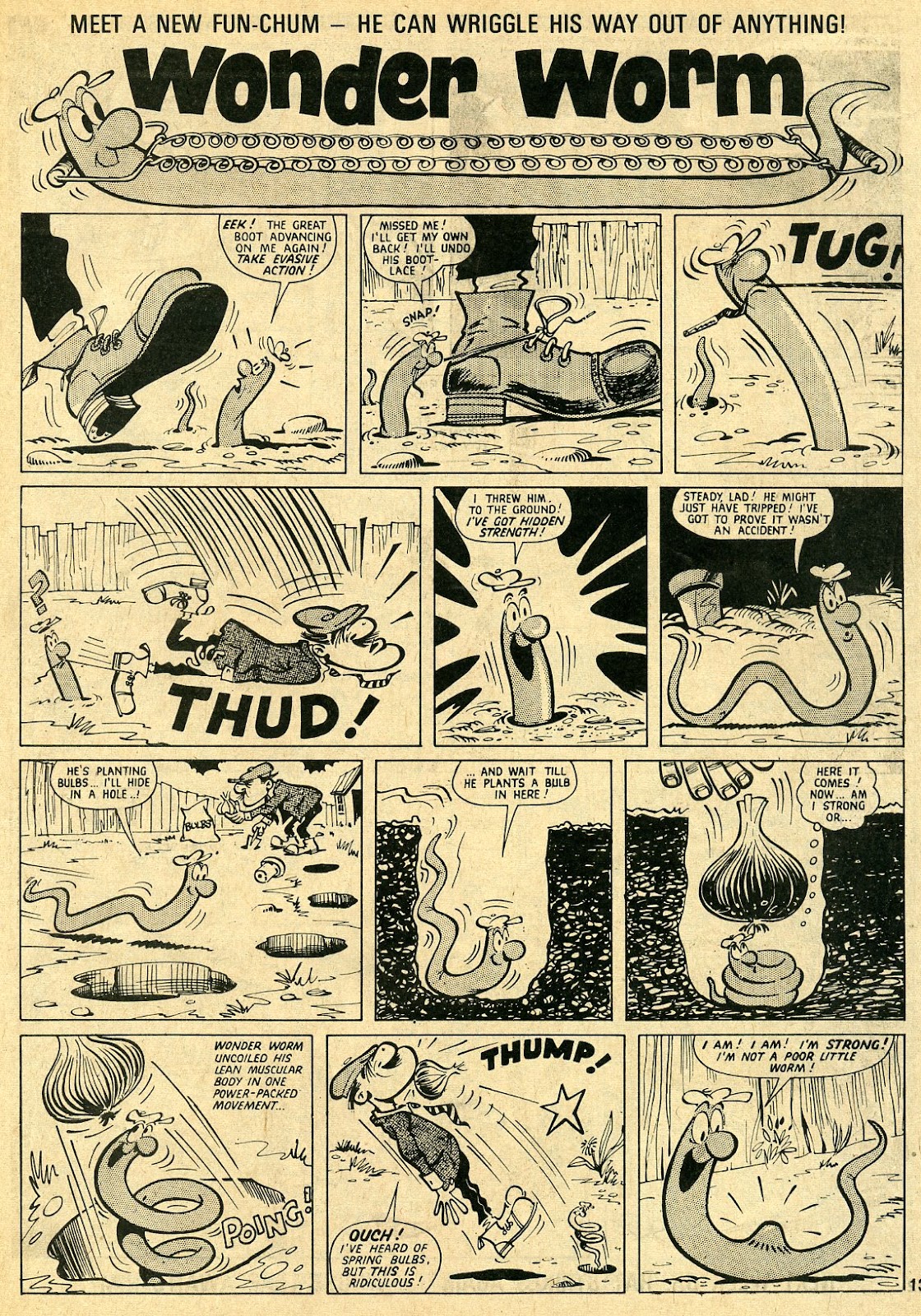 *KAZOOP !!: A LOOK AT COR!! STRIPS: WONDER WORM