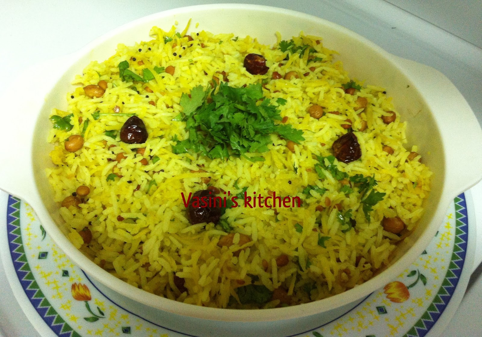 Vasinis kitchen: Raw Mango Rice/Manga sadam/Mamidikaya annam