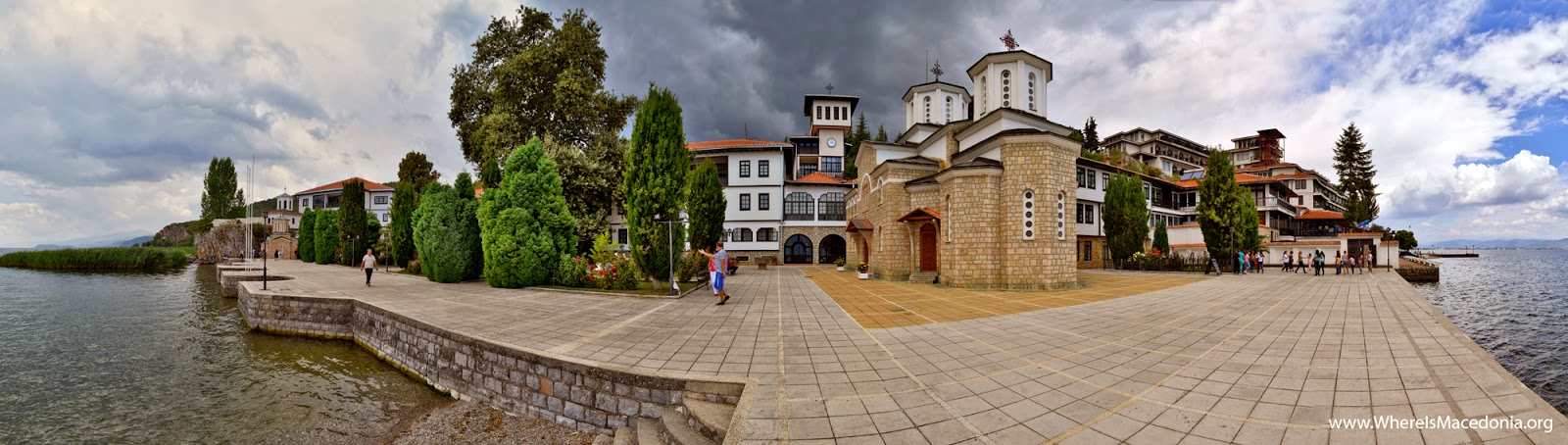Kalishta Monastery near Struga, Macedonia - Macedonia Postcards