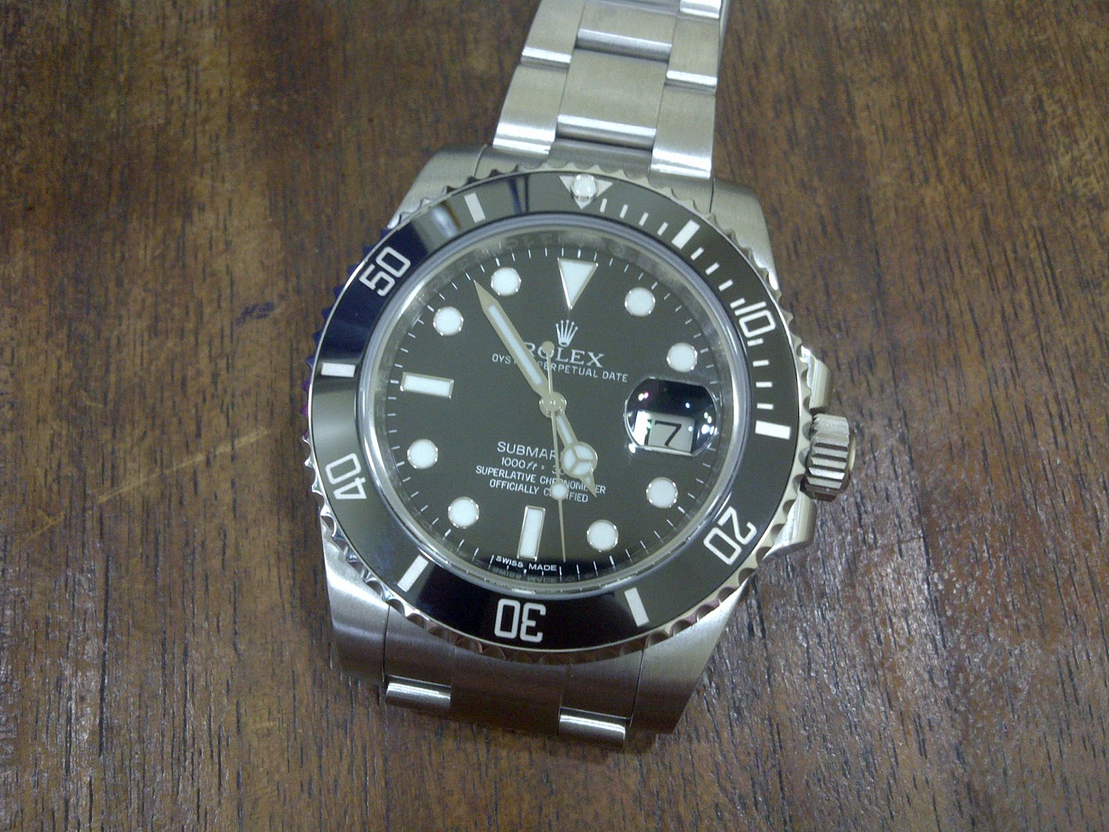 WATCH & PARTS.: DIJUAL ROLEX SUBMARINER CERAMIC