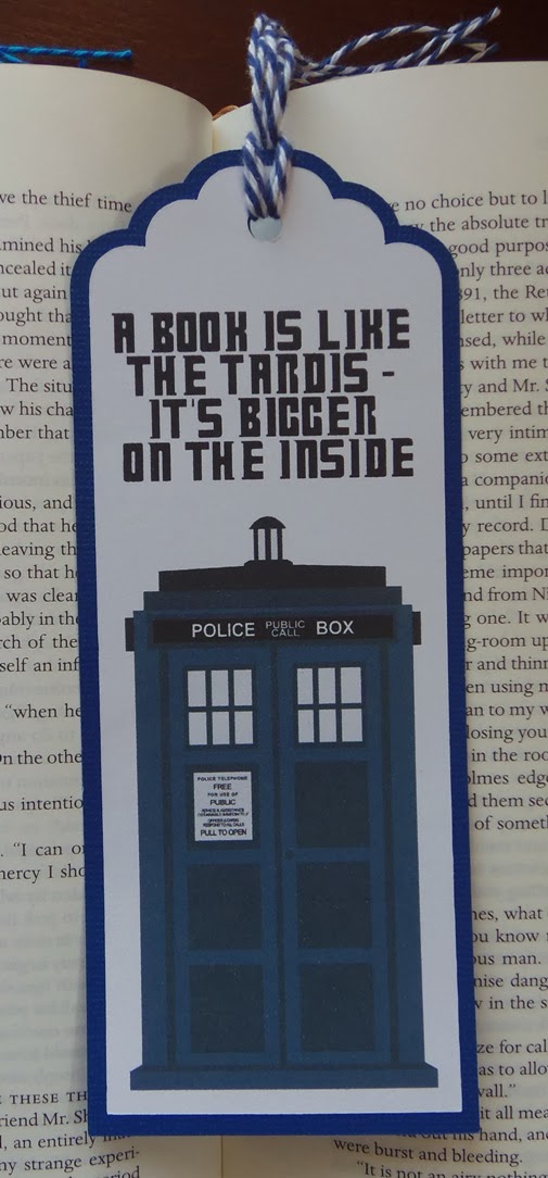 Craft with Bee: Silhouette Sunday - Doctor Who Bookmarks