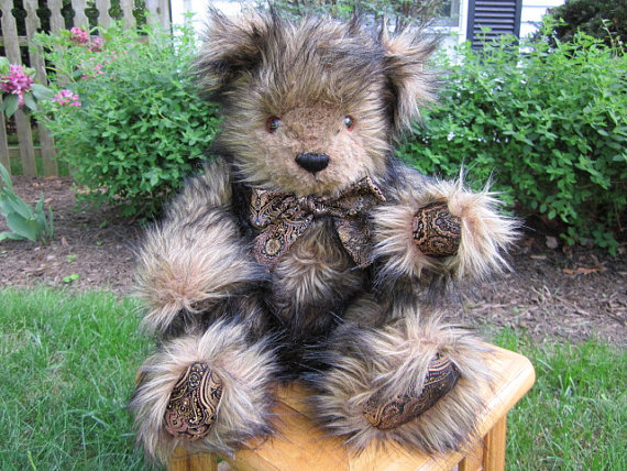 Handmade Teddy Bears And Raggedies Furry And Cuddly Handmade Teddy Bear Handmade Teddy Bears And Raggedies Furry And Cuddly Handmade Teddy Bear