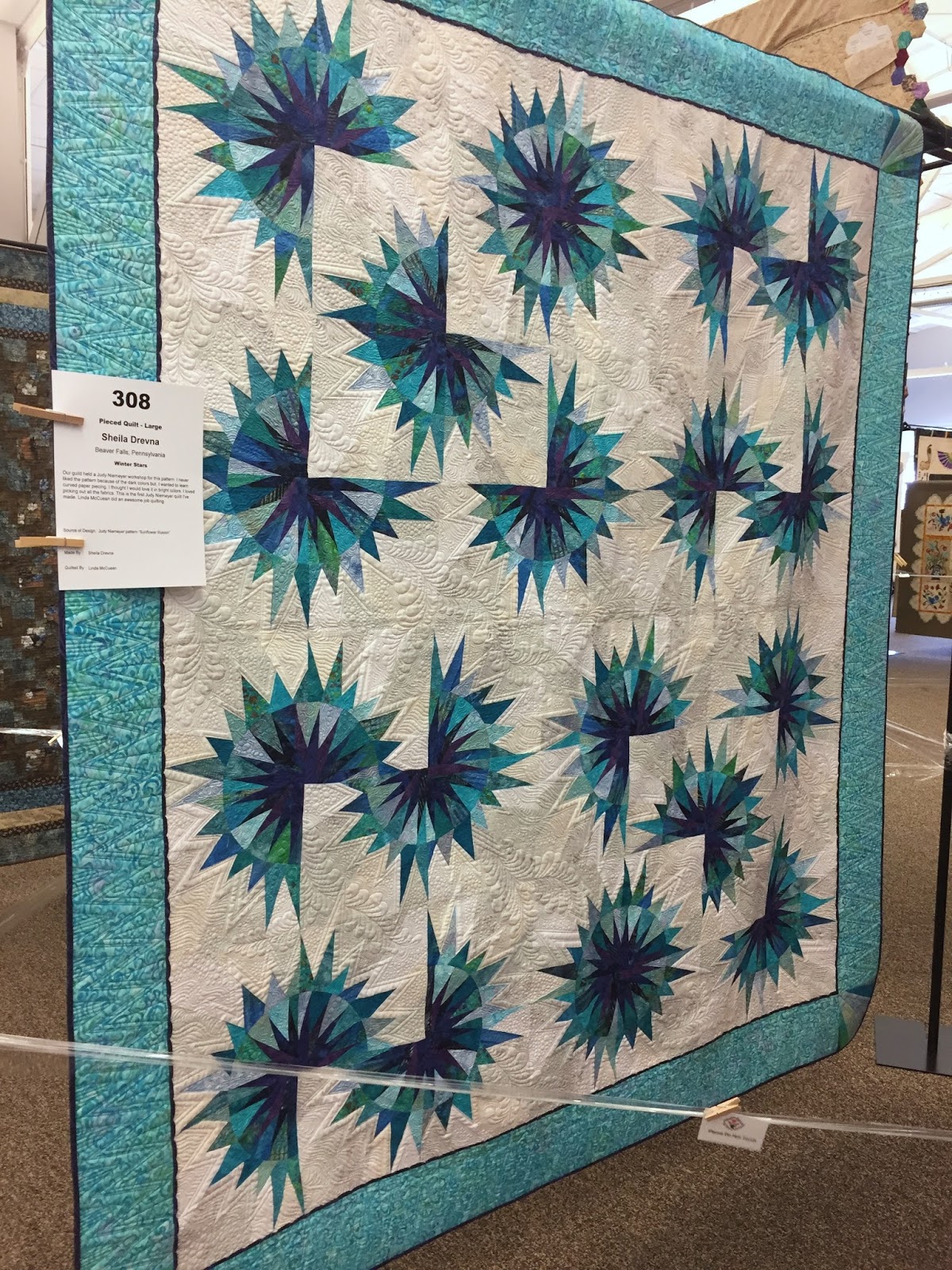 IHQS Show & Free Printable Quilt Care Card - Stories from the Sewing Room