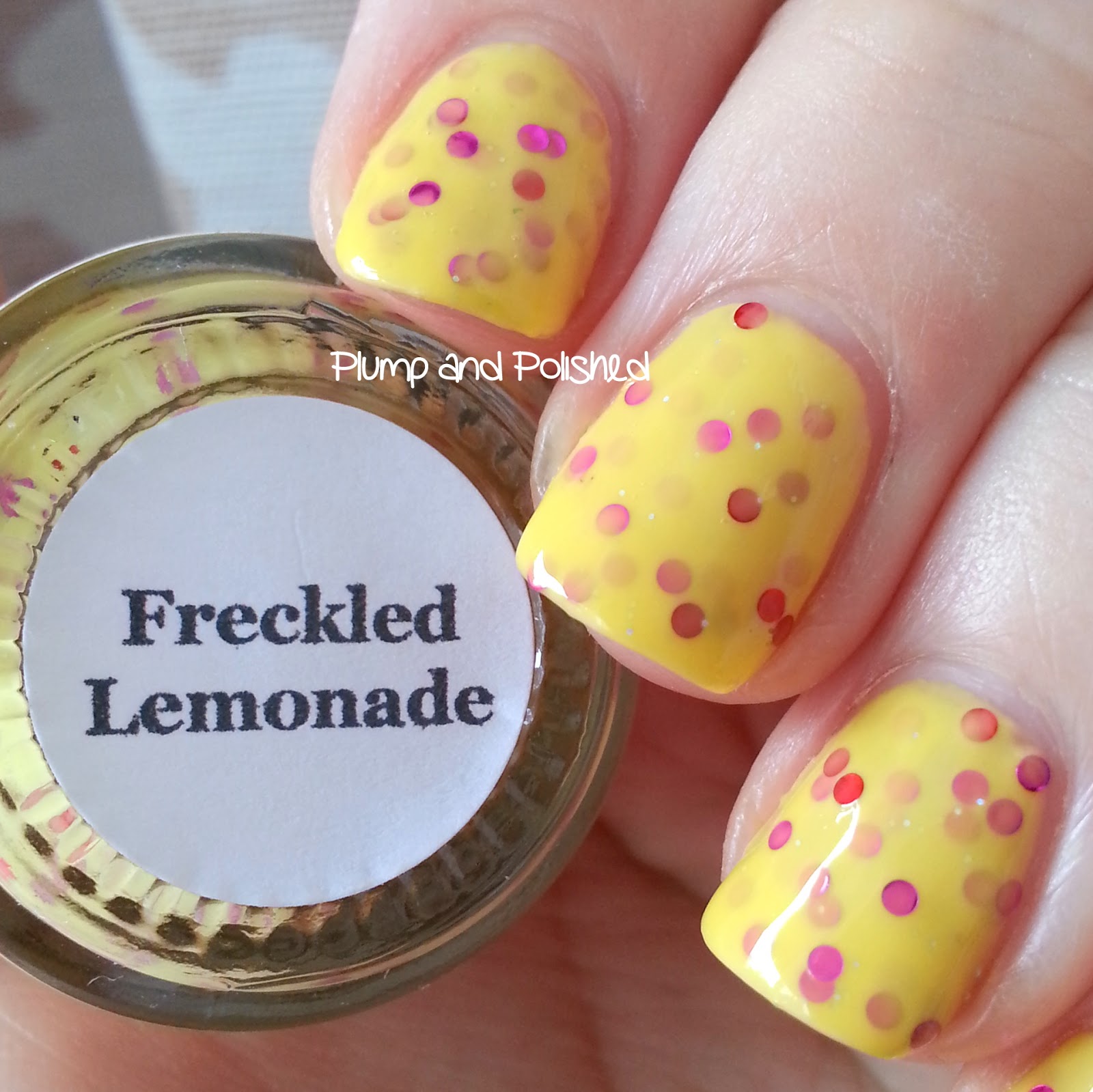 Plump and Polished: Liquid Lacquer - Freckled Lemonade