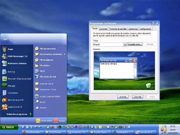 Kumpulan Software Gratis Full Versi: Themes xp Royal Blue