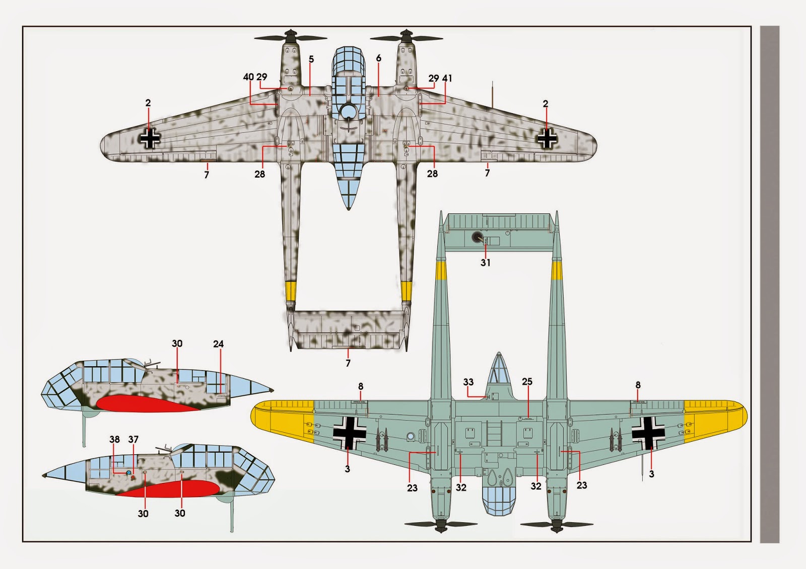 New 1/32 FW-189 from HPH Models - Marking Options (part 3 ...